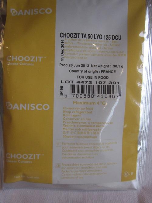 Danisco CHOOZIT TA050 – Glengarry Cheesemaking.us